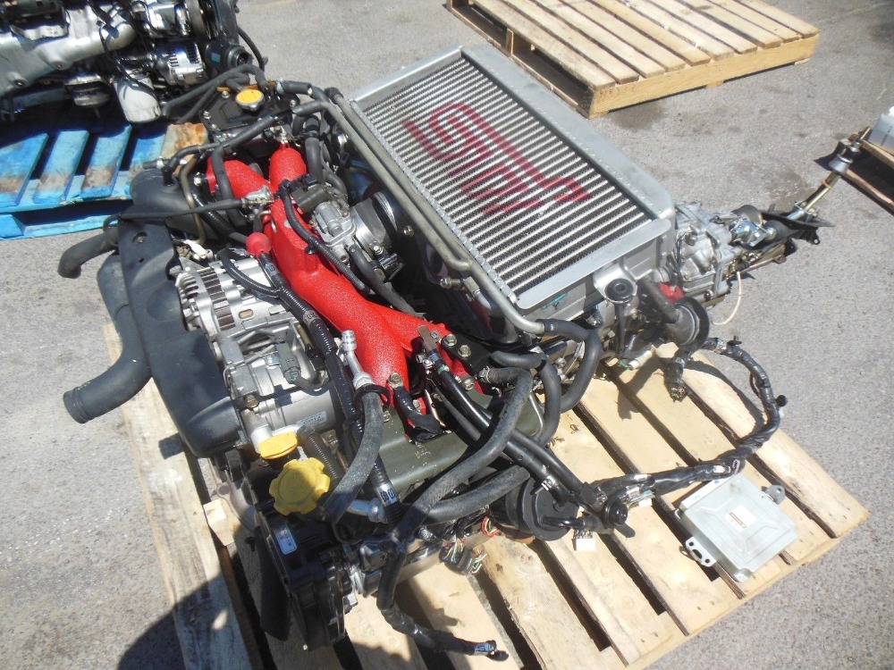 JDM Impreze WRX STi EJ207 V9 Engine 2.0L Twin Scroll Turbo 6 Speed ...