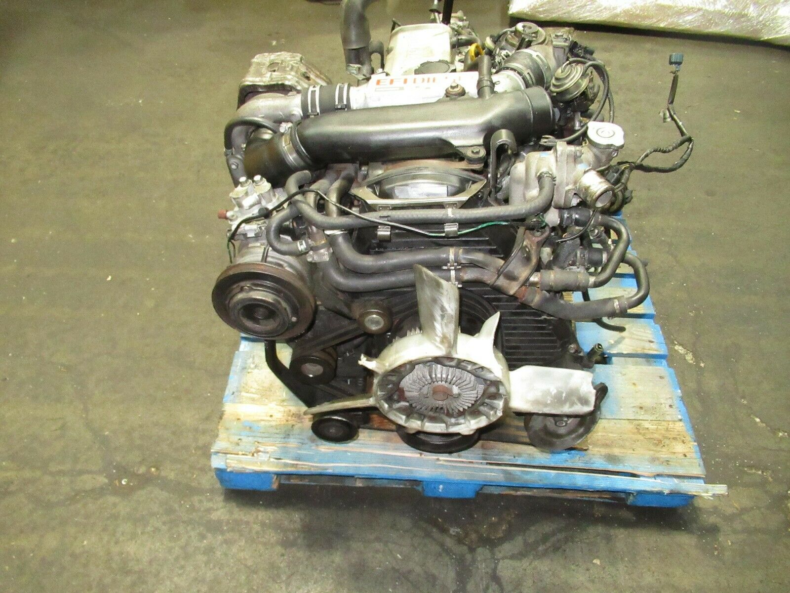 TOYOTA HILUX 2L-TE TURBO DIESEL ENGINE 4X4 MANUAL TRANSMISSION 2.4L 2L ...