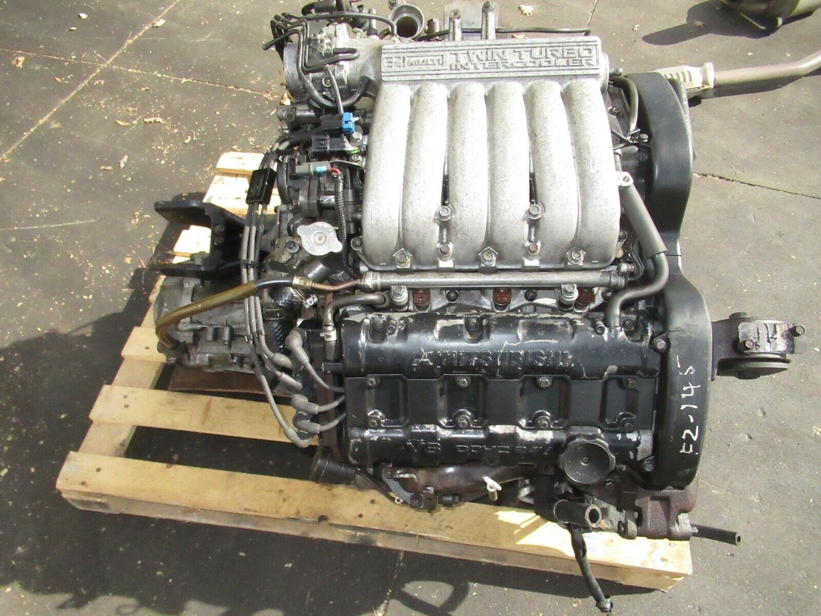 JDM Mitsubishi 3000gt 6G72 Twin Turbo Engine 5 speed AWD Transmission ...